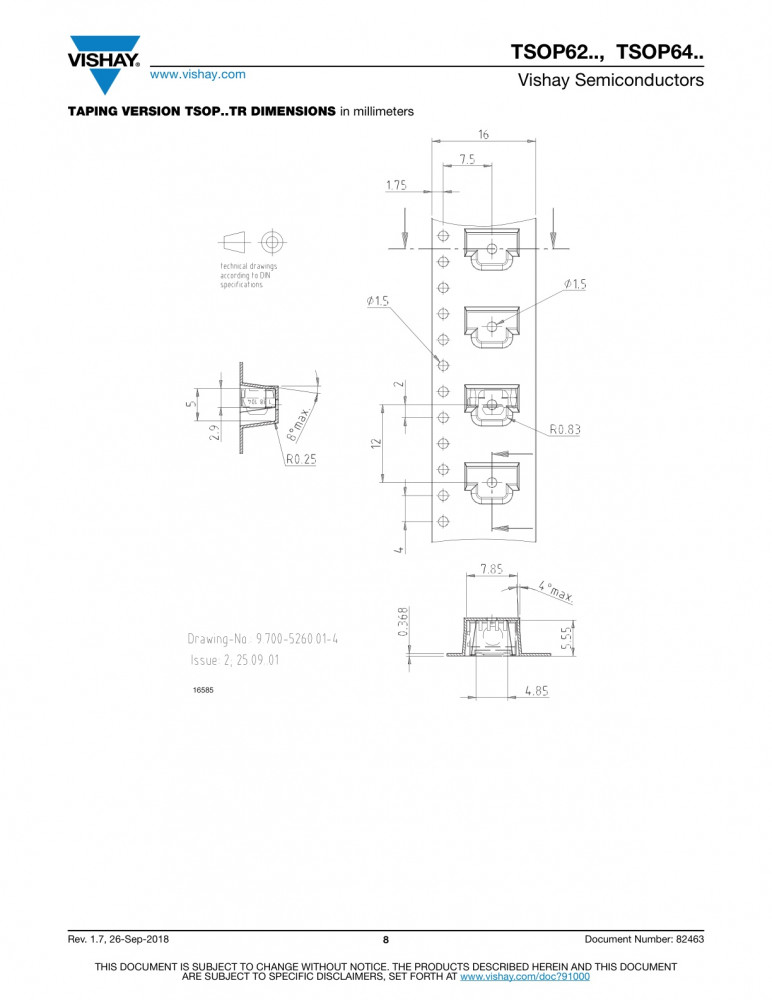 TSOP6238TT datasheet page 8