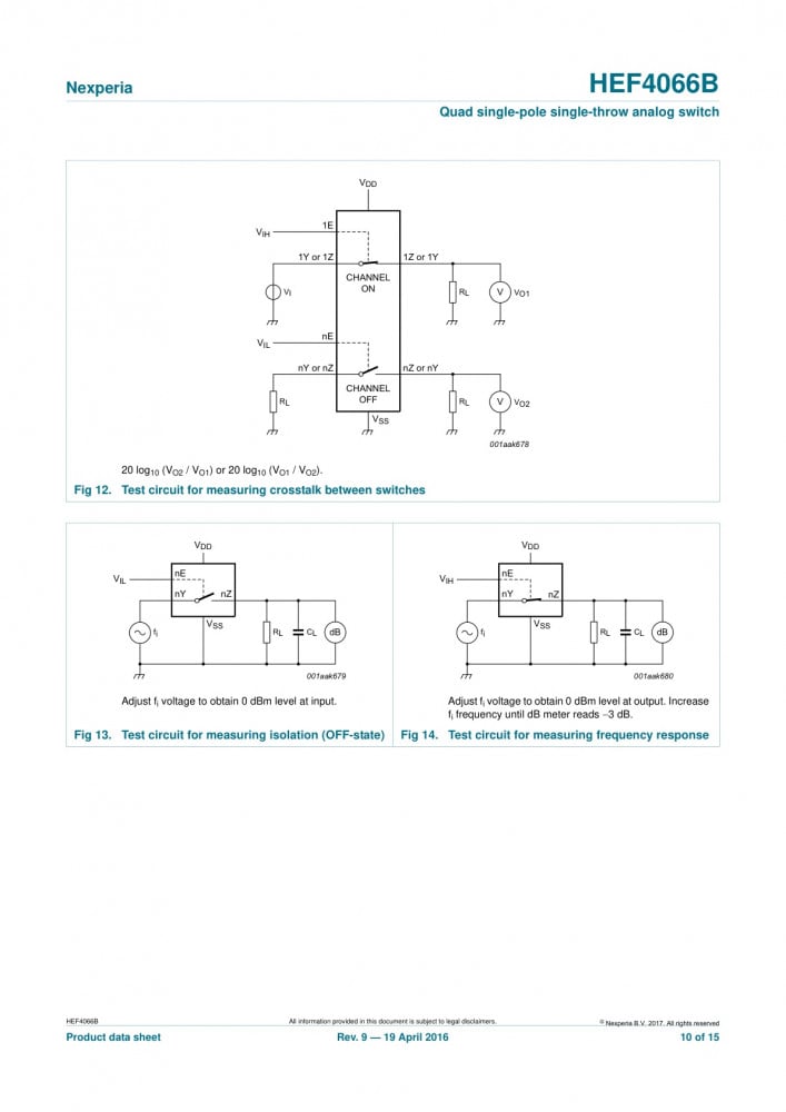 HEF4066BT datasheet page 10