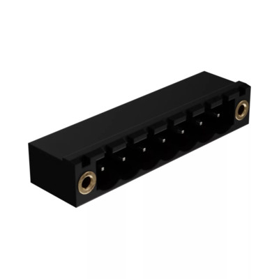5.00mm Pitch Eurostyle Right-Angle PCB Header, with Threaded Retention Inserts, 7 Circuits for sale