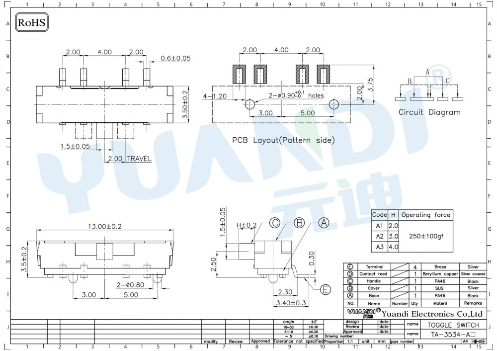 TA-3534-A1 technical document preview