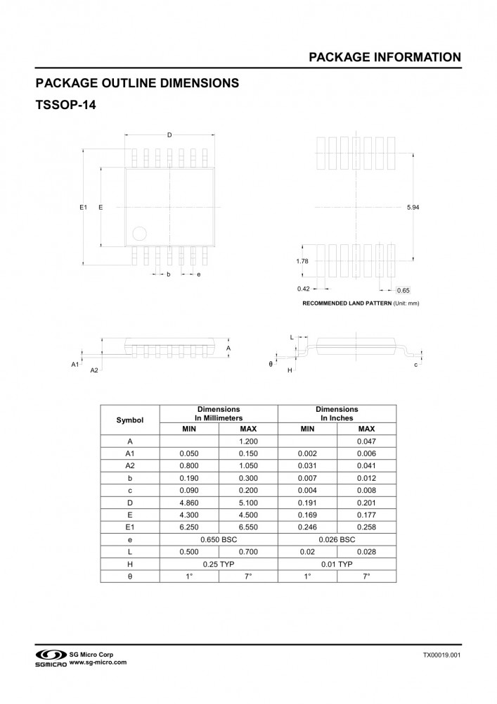 SGM8044 datasheet page 10