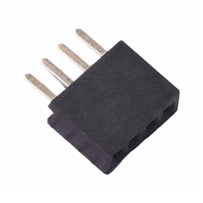 Megastar ZX-PM1.27-2-4PU-Z Female Header Receptacle Socket
