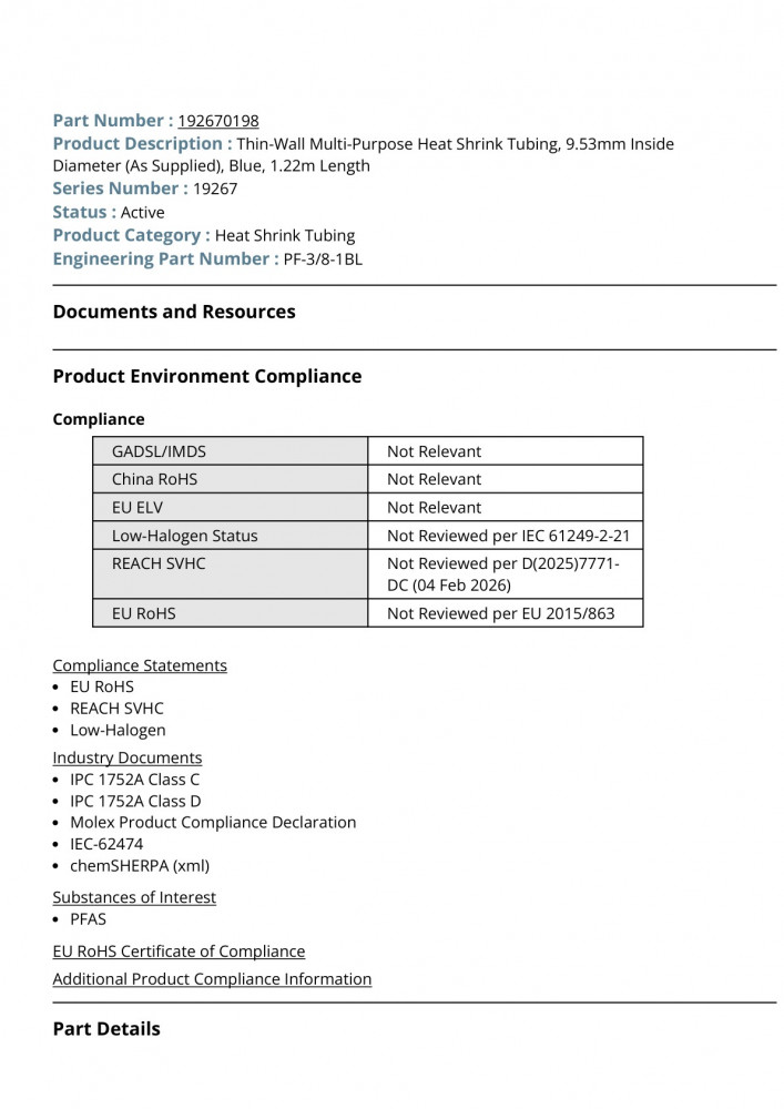 Product document image, page 1