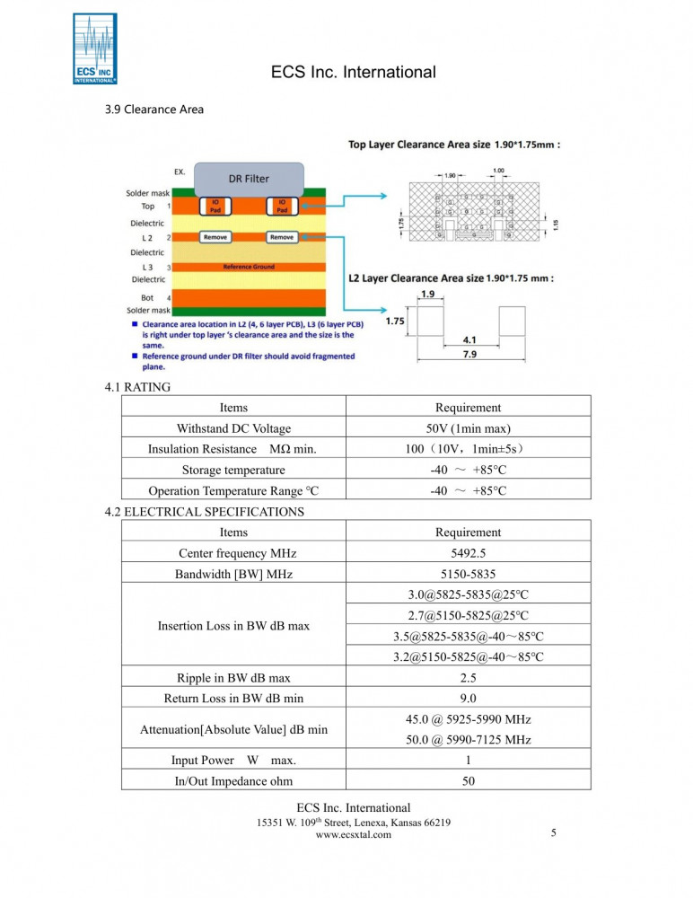 ECS-DCF-107 datasheet page 6