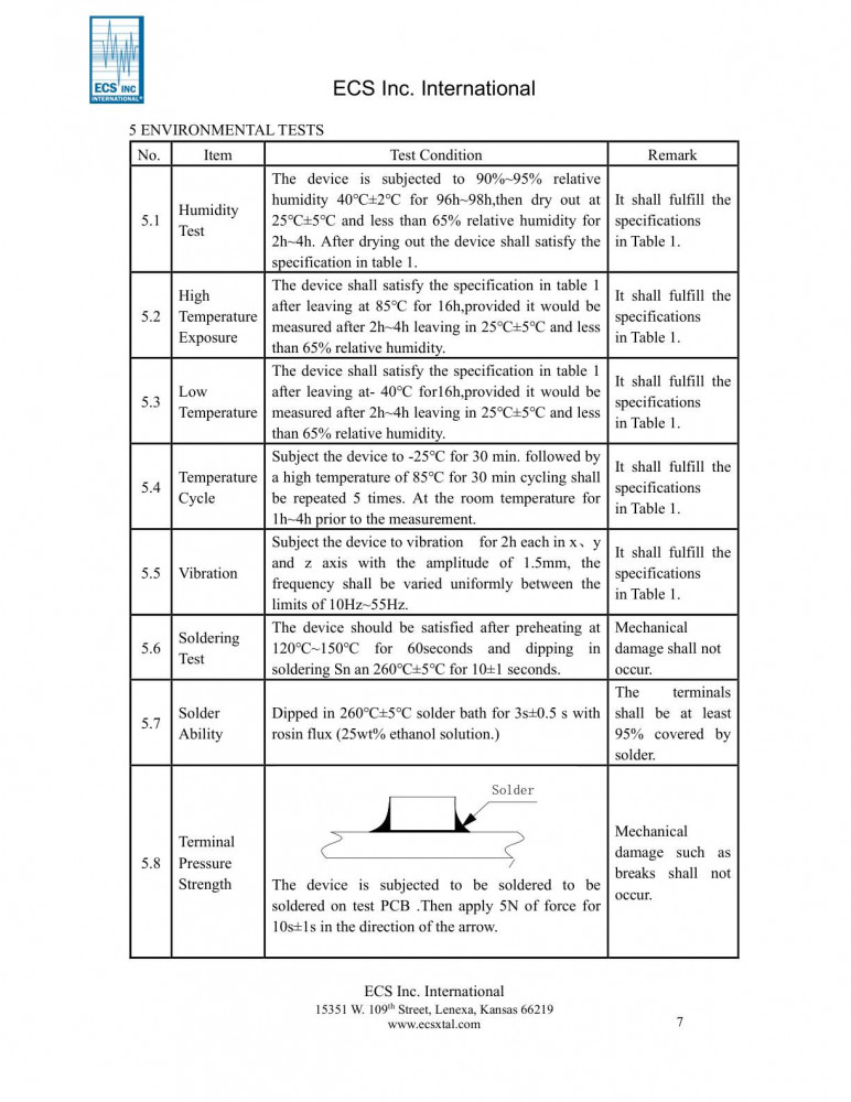 ECS-DCF-107 datasheet page 8
