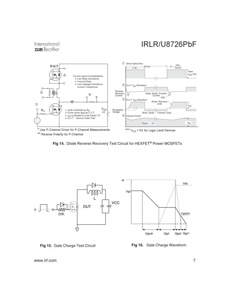 IRLR8726TRPBF datasheet page 7