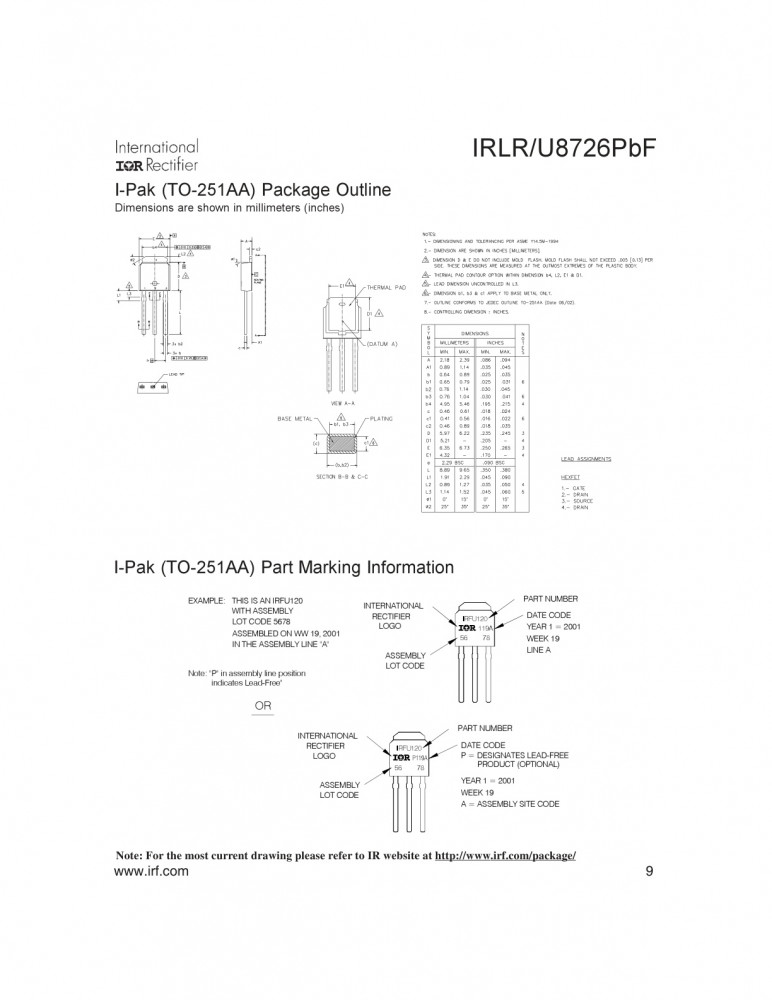 IRLR8726TRPBF datasheet page 9