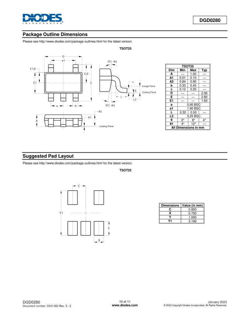 DGD0280WT-7 datasheet page 10