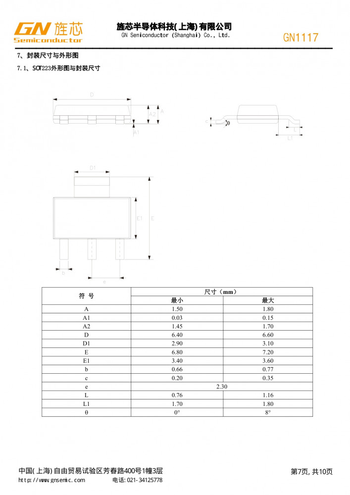 GN1117 datasheet page 7