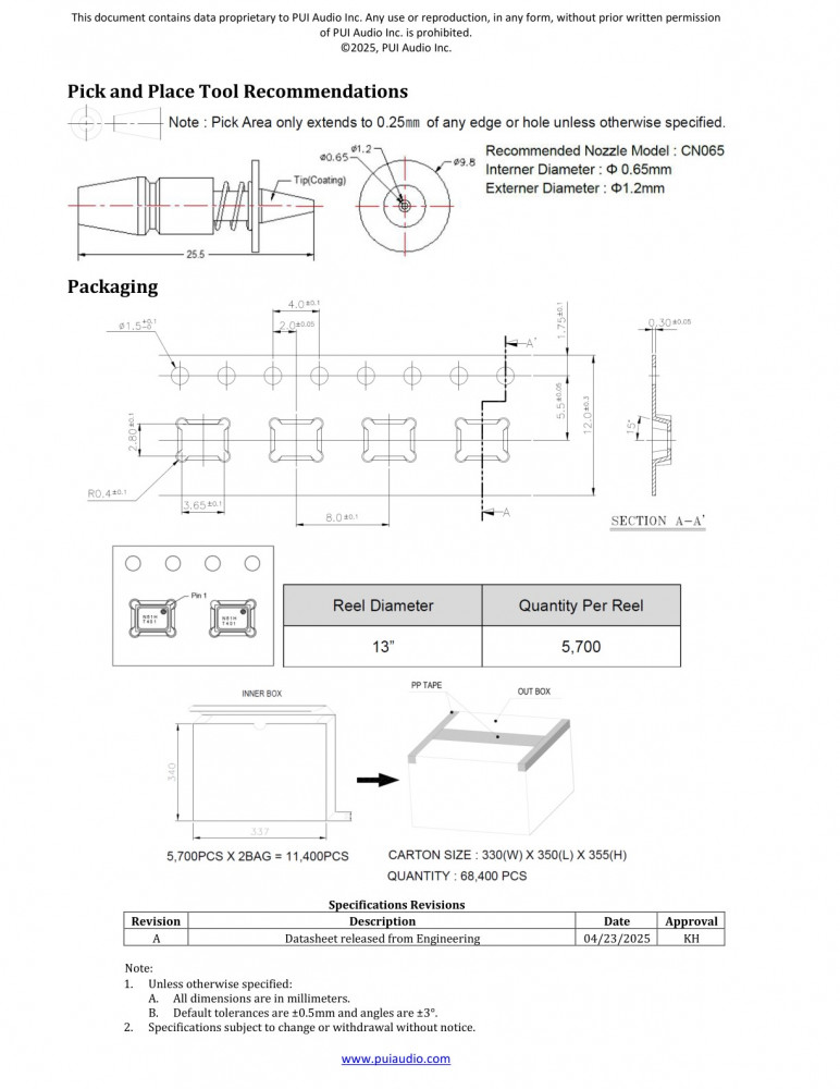 DMM-3526-5-B datasheet page 9