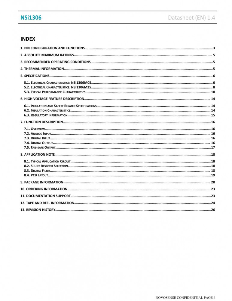 NSI1306M25-DSWR datasheet page 2