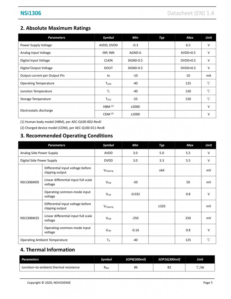 NSI1306M25-DSWR datasheet page 5