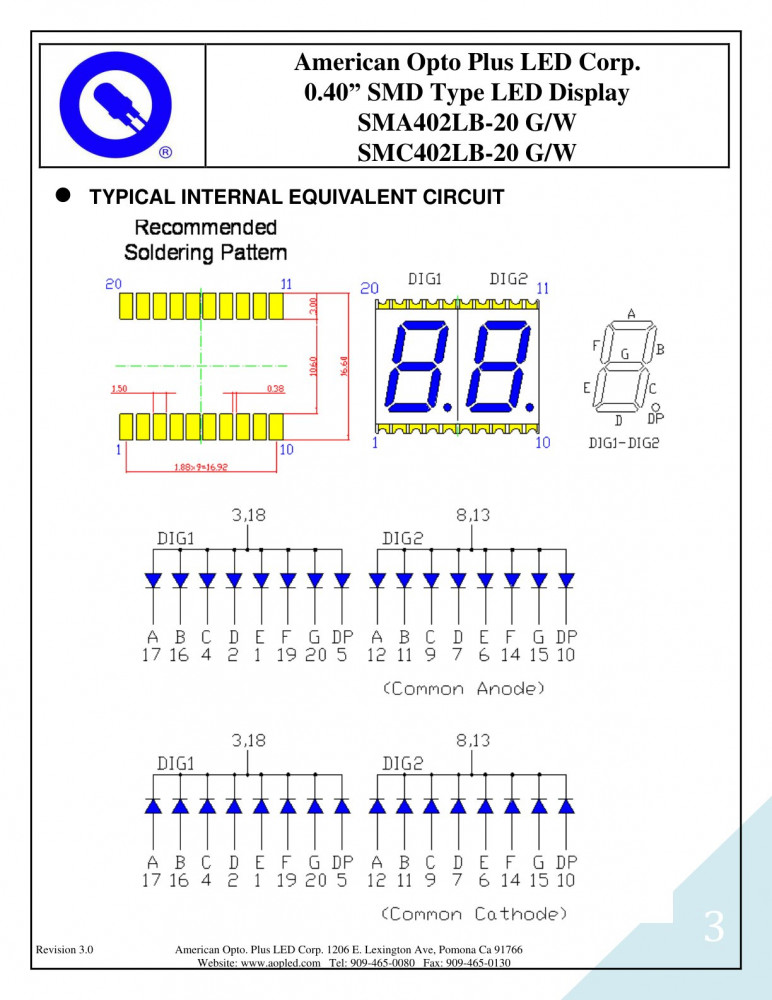 SMA402LB-20 technical document page 3