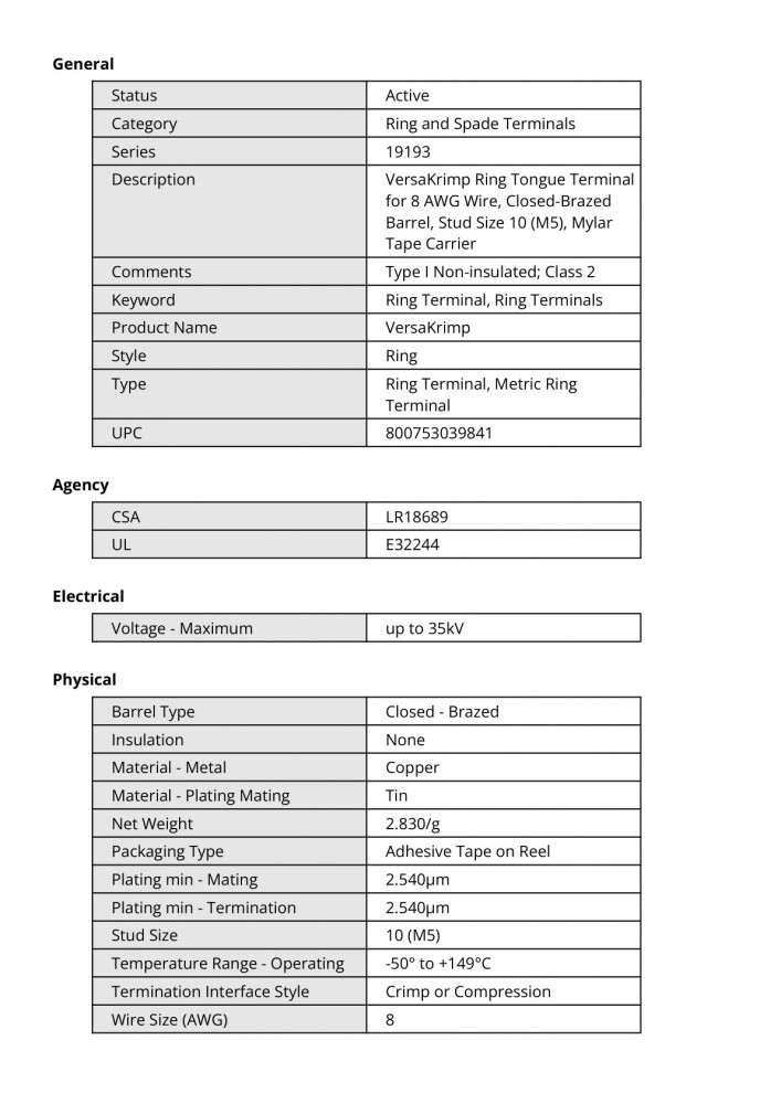 Product document preview, page 2