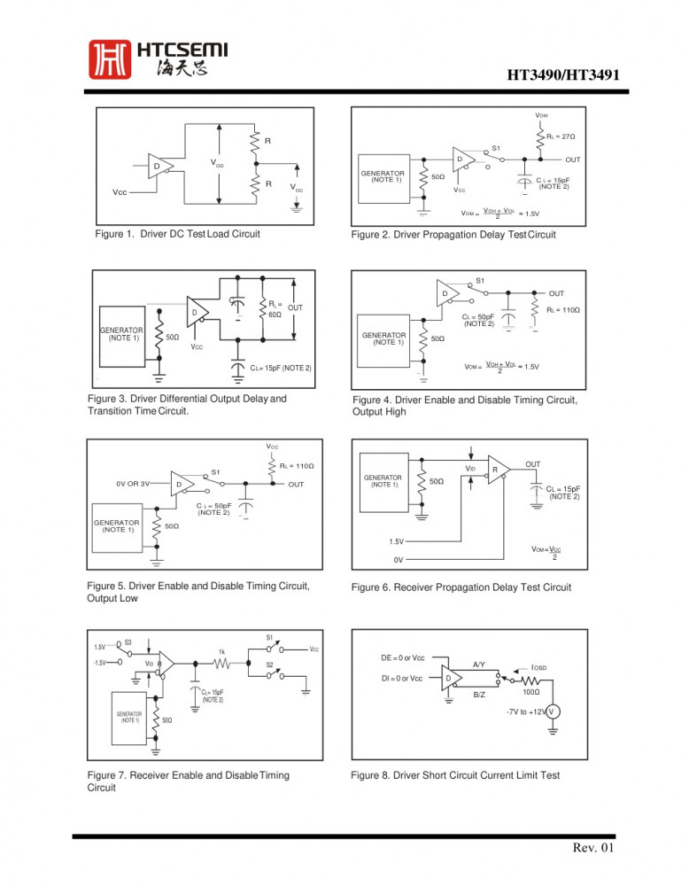 HT3490EARZ datasheet page 7