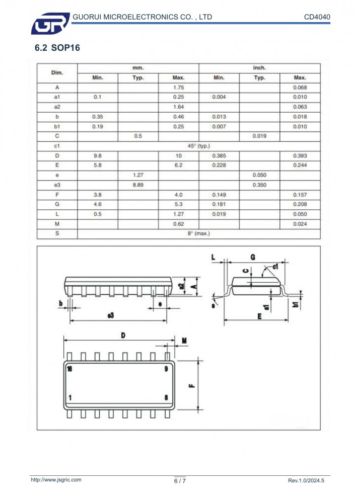 CD4040 datasheet page 6