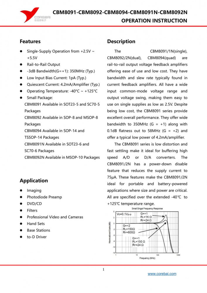 CBM8092AS8 datasheet page 1