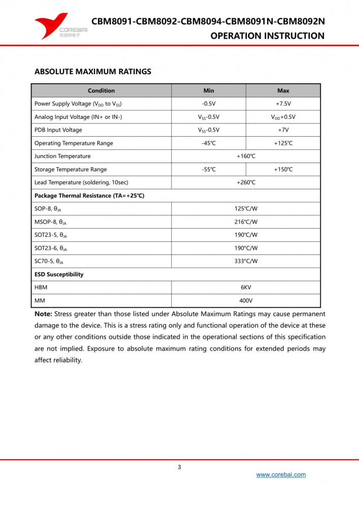 CBM8092AS8 datasheet page 3