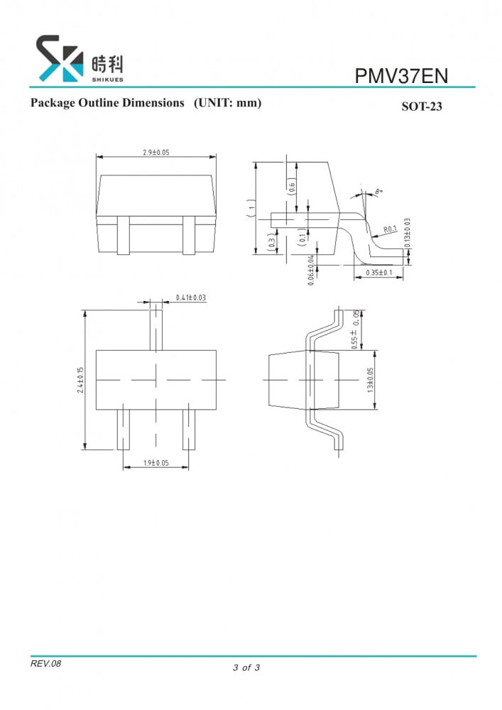PMV37EN datasheet page 3