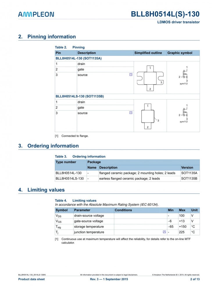 BLL8H0514L-130U datasheet page 2