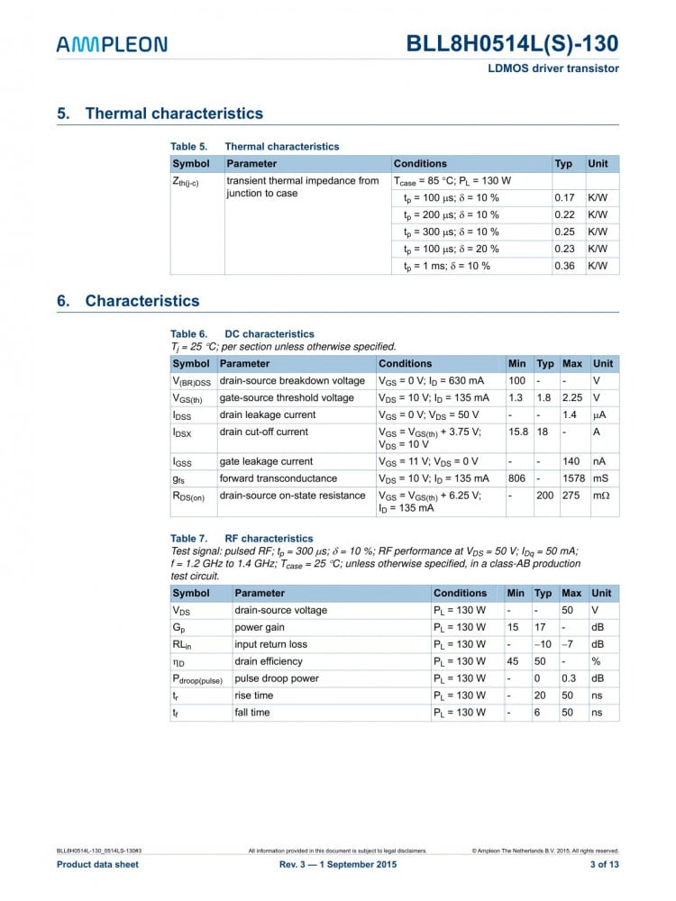 BLL8H0514L-130U datasheet page 3