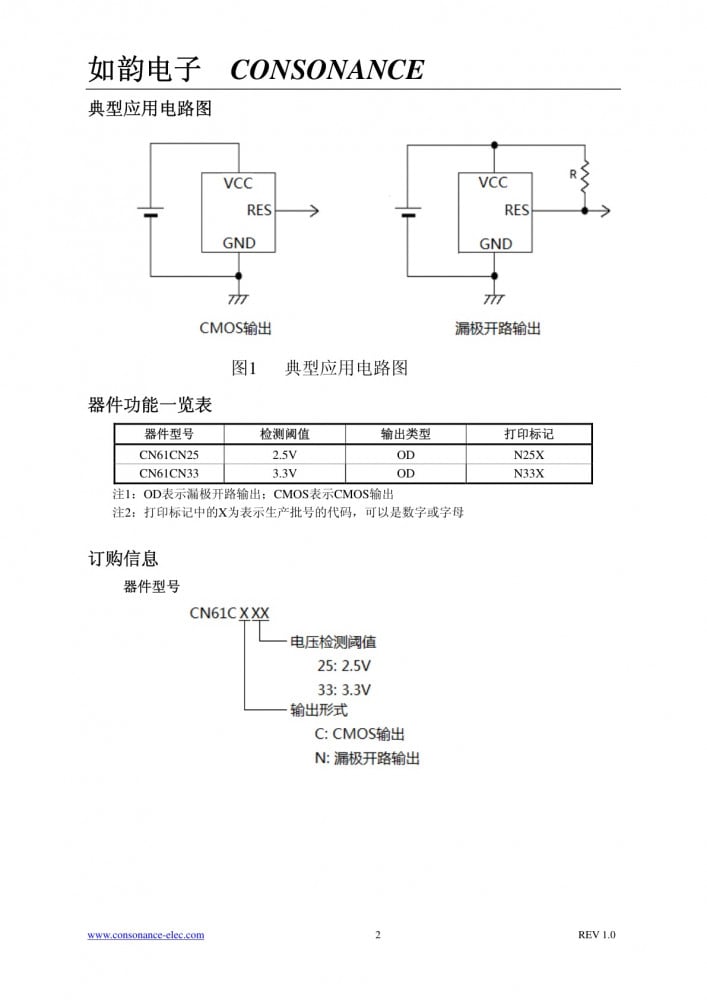 CN61CN33 datasheet page 2