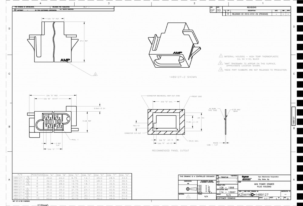 TE Connectivity 1489127-6 technical document preview