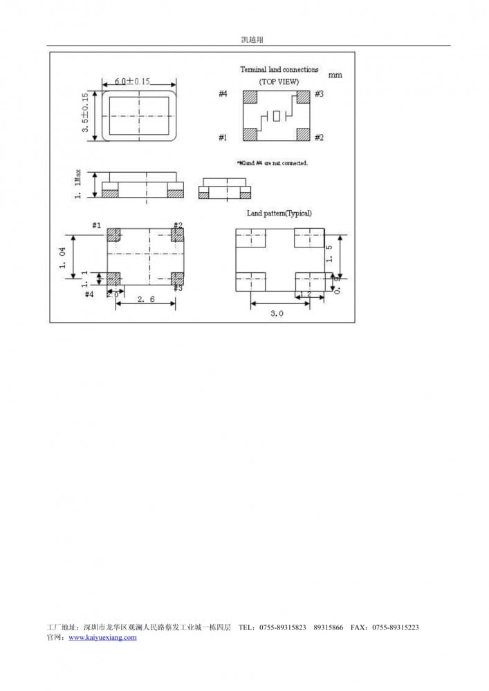 KYX K6A480002020 datasheet page 5