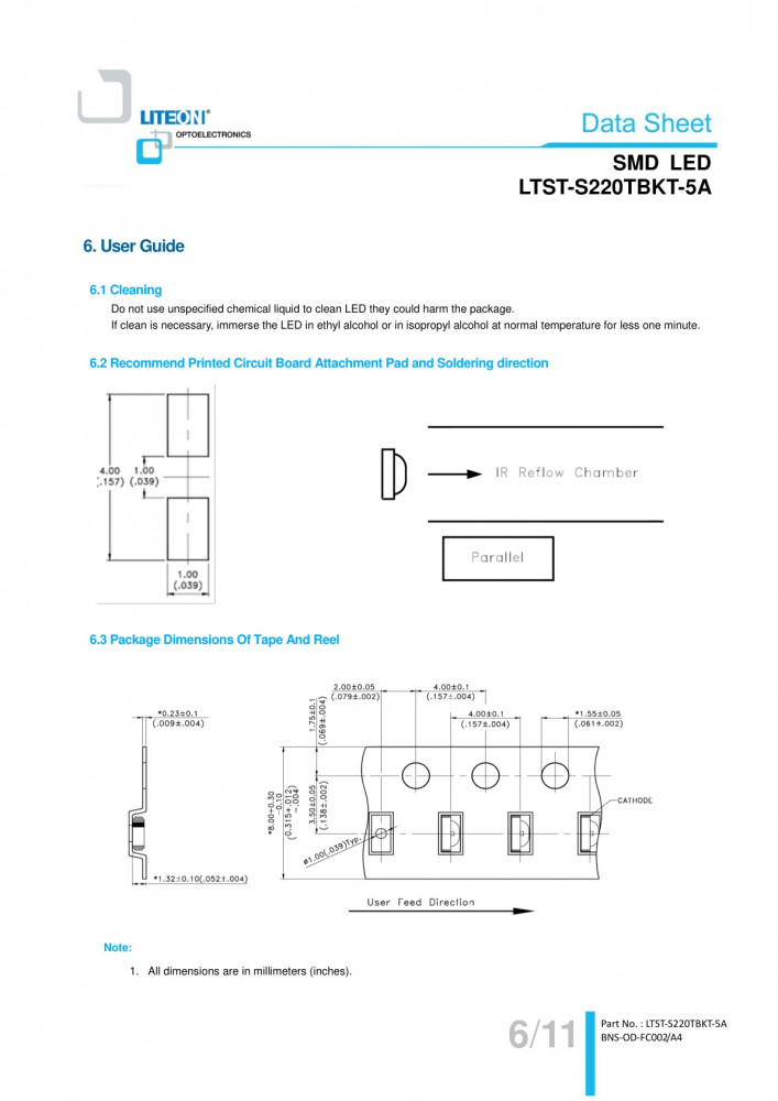 LTST-S220TBKT-5A datasheet page 7