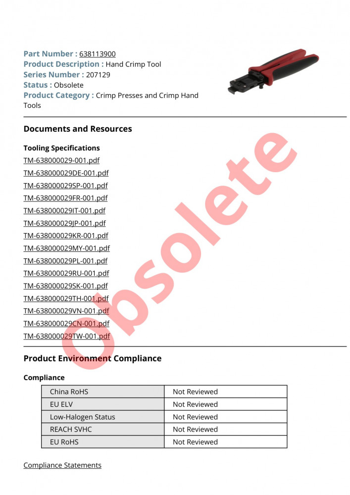 Tool documentation page 1