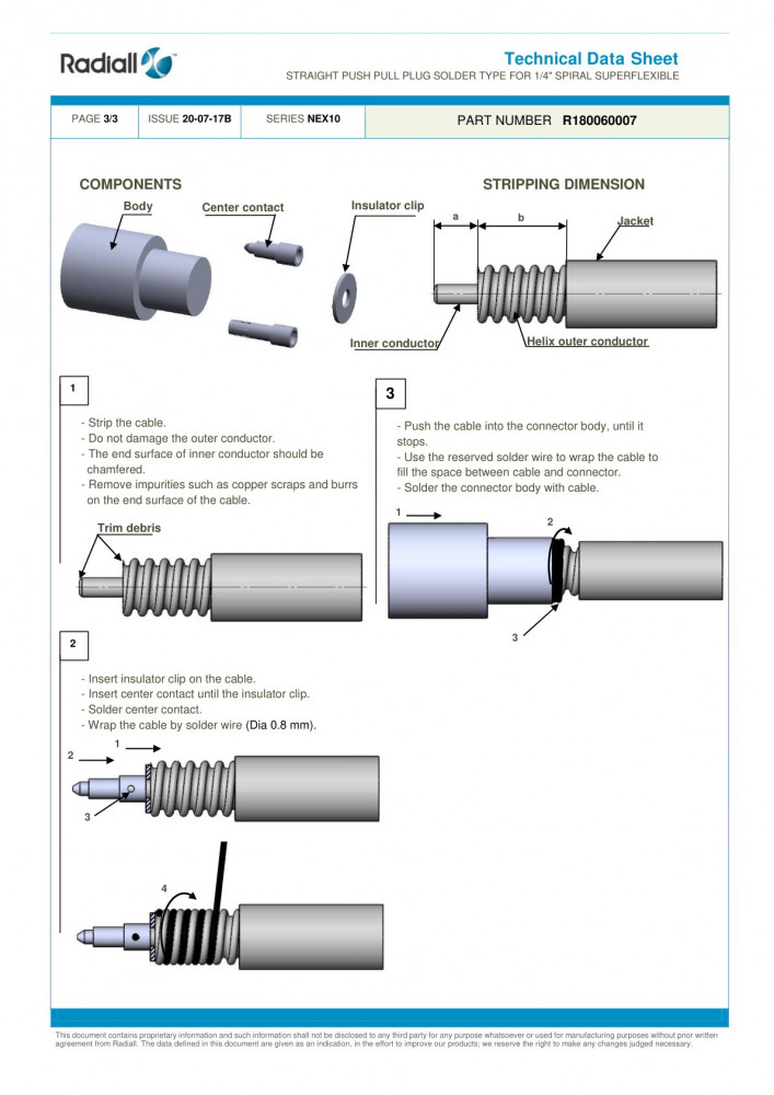 Radiall R180060007 NEX10 datasheet page 3