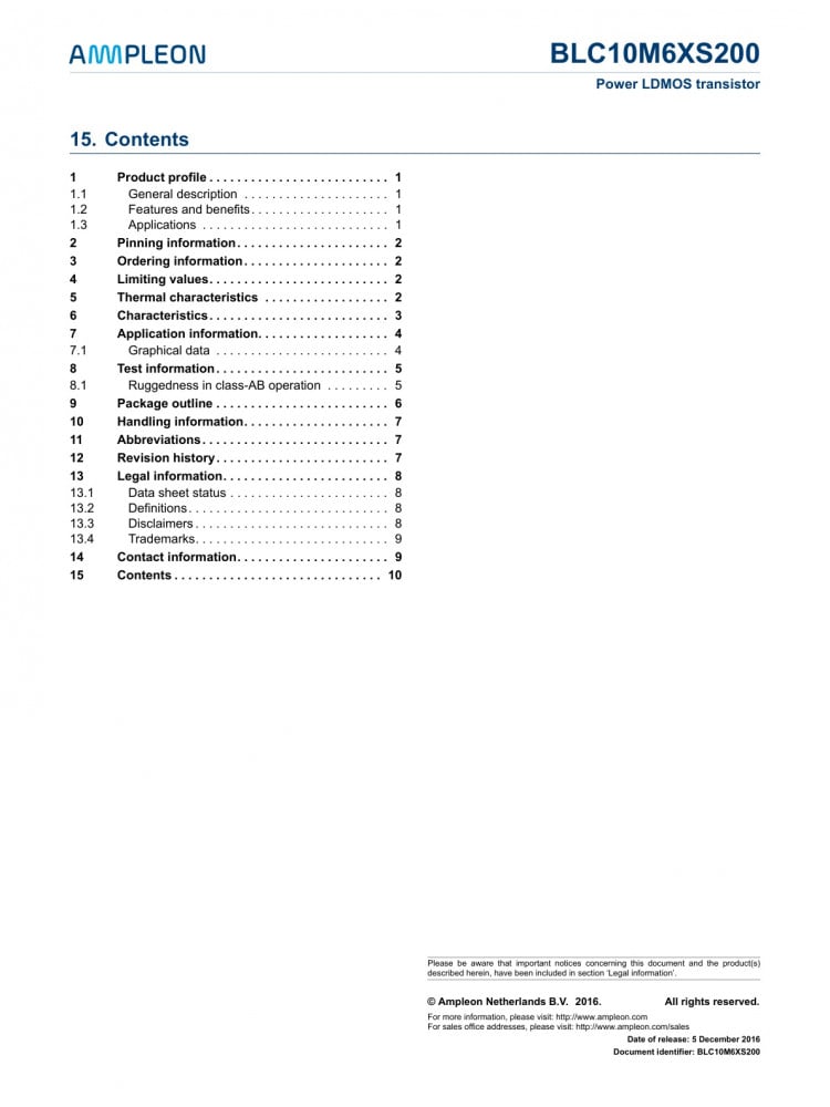 BLC10M6XS200Z datasheet page 10