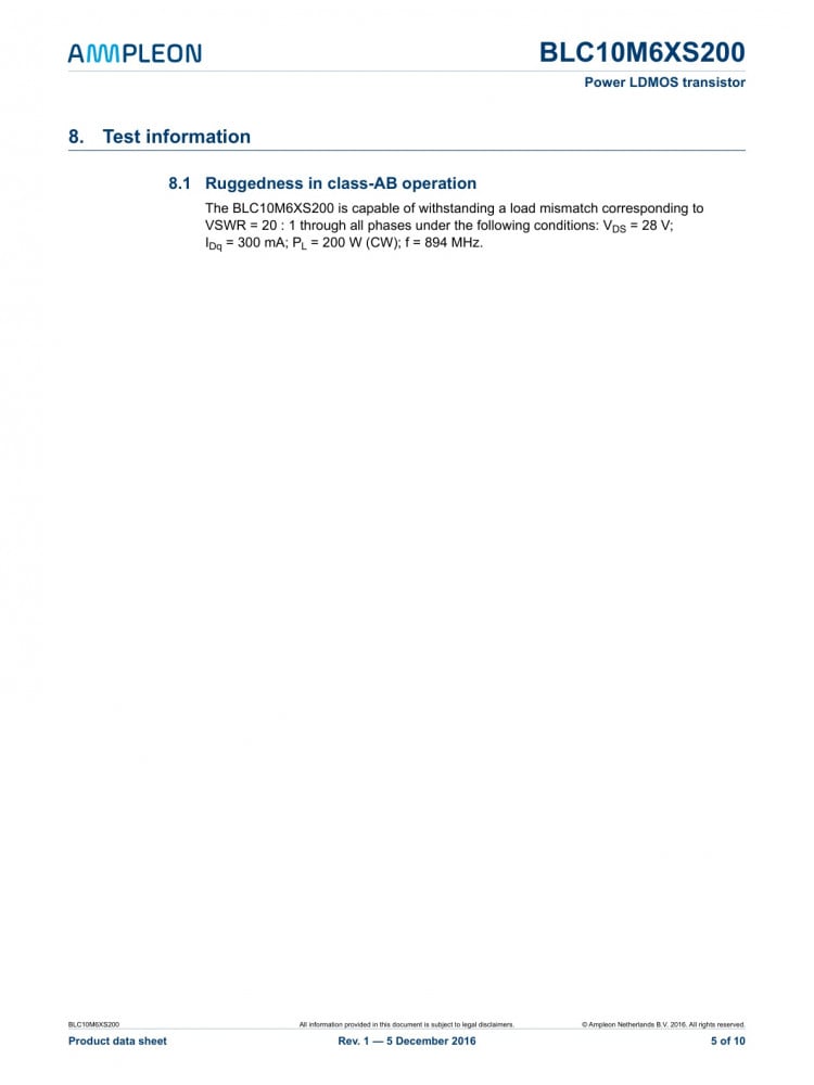 BLC10M6XS200Z datasheet page 5