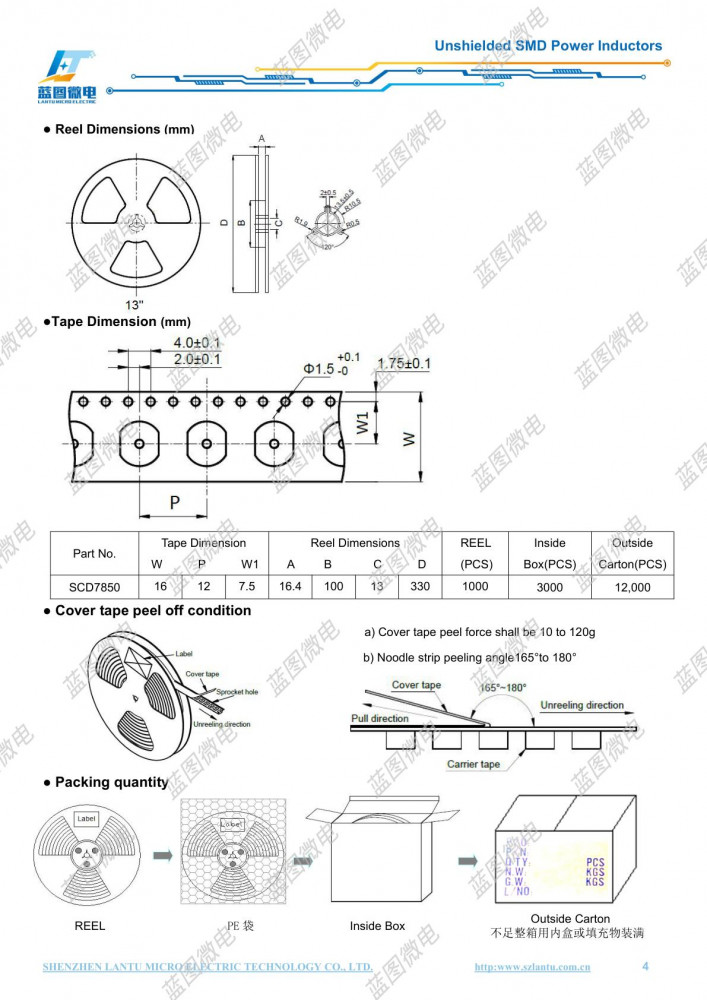 SCD7850 technical document page 4