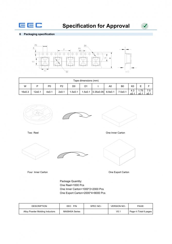 EEC MA0640A specification page 5