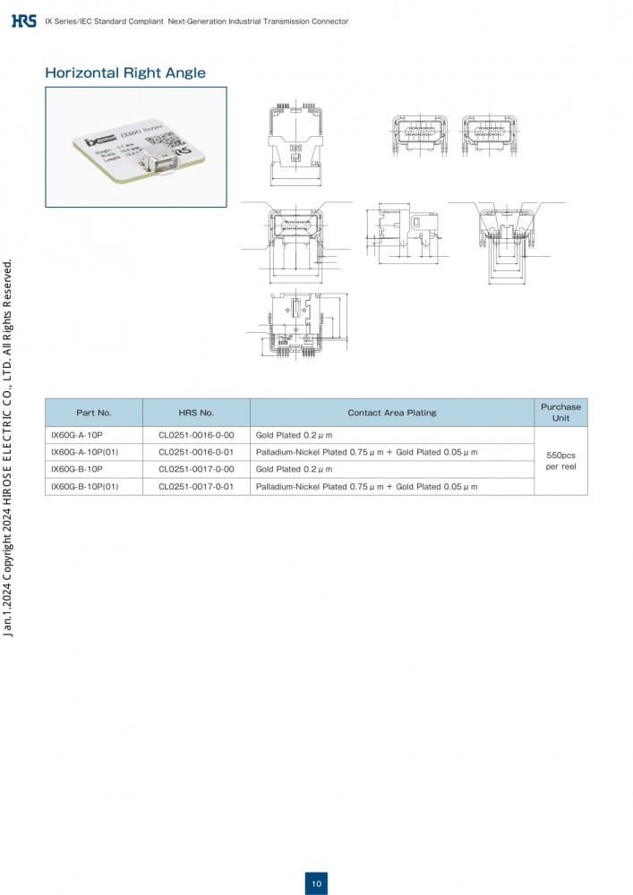 HRS IX Series documentation page 10