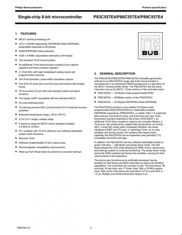 Datasheet page 3
