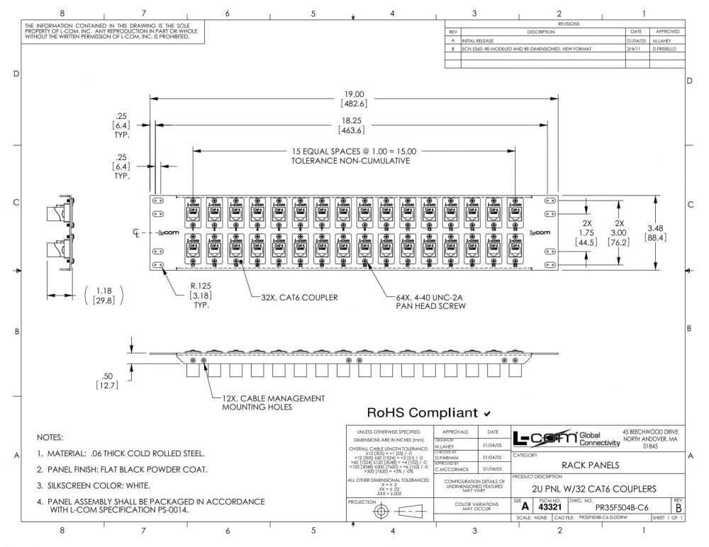 PR35F504B-C6 technical document page