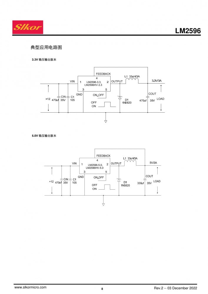 LM2596T-5.0 datasheet page 8
