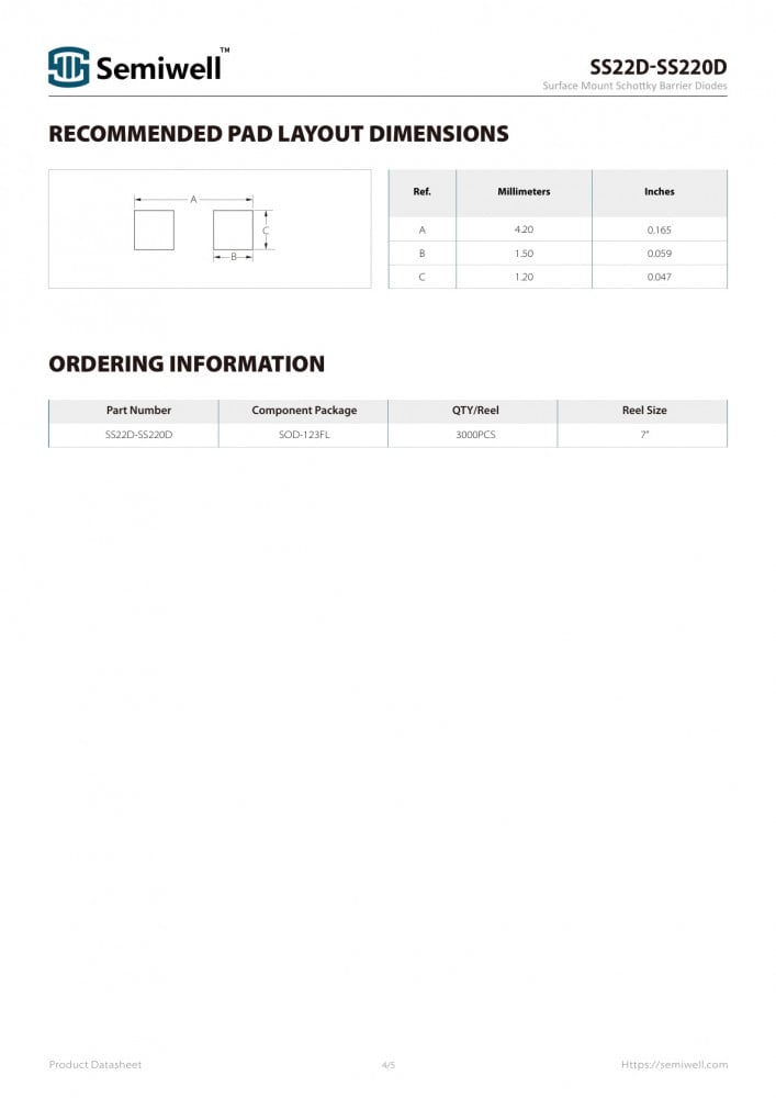 Semiwell SS210D datasheet page 4