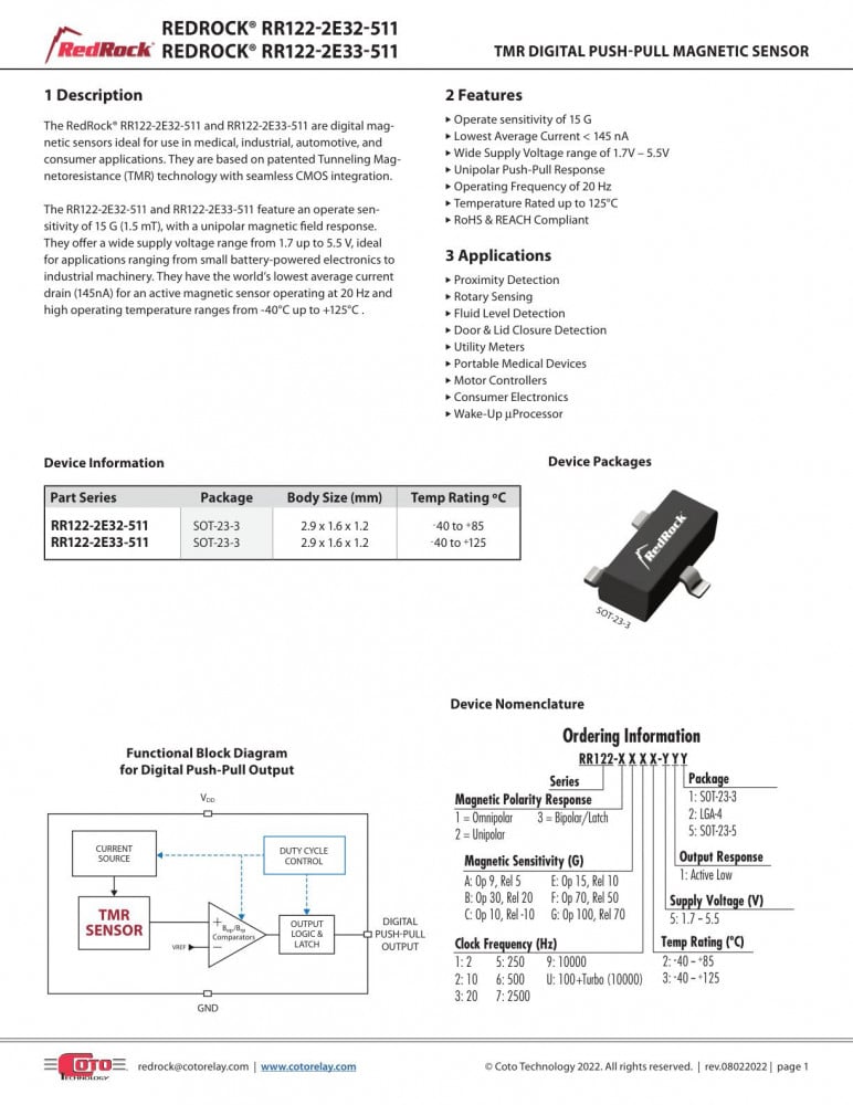 RR122-2E32-511 datasheet page 1