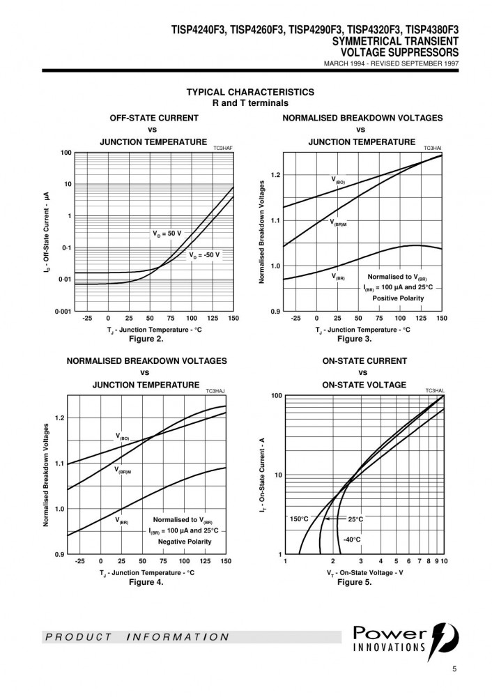 TISP4290F3DR-S datasheet page 5