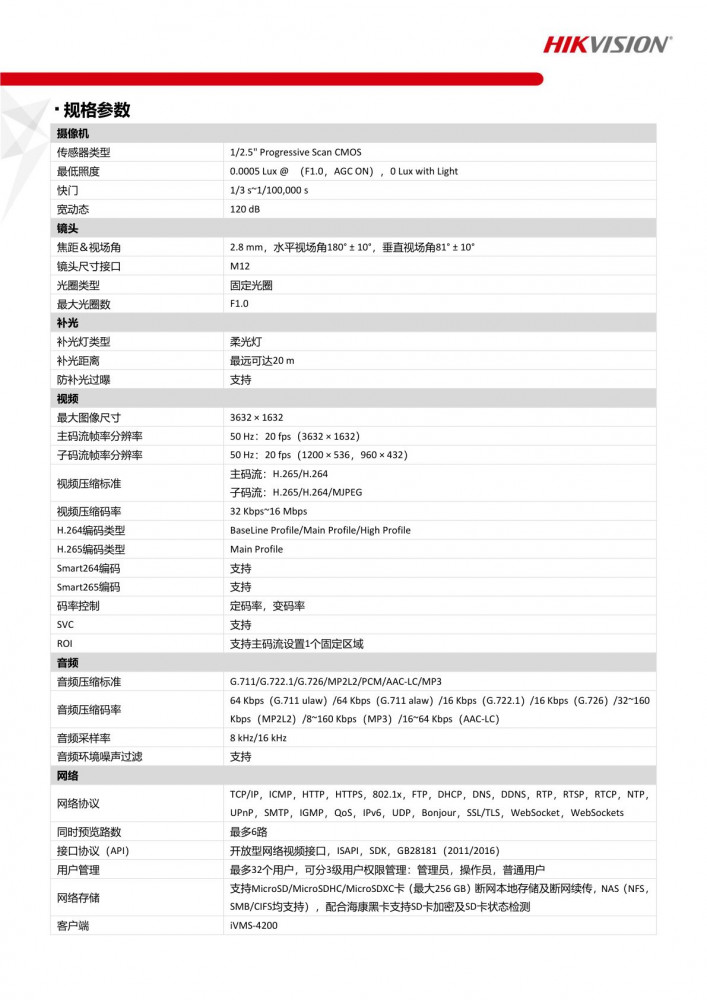 DS-2CD3T67FWDAP2V2-LS document page 2