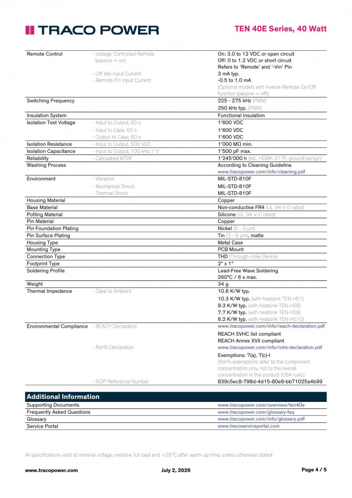 TEN 40E document page 4