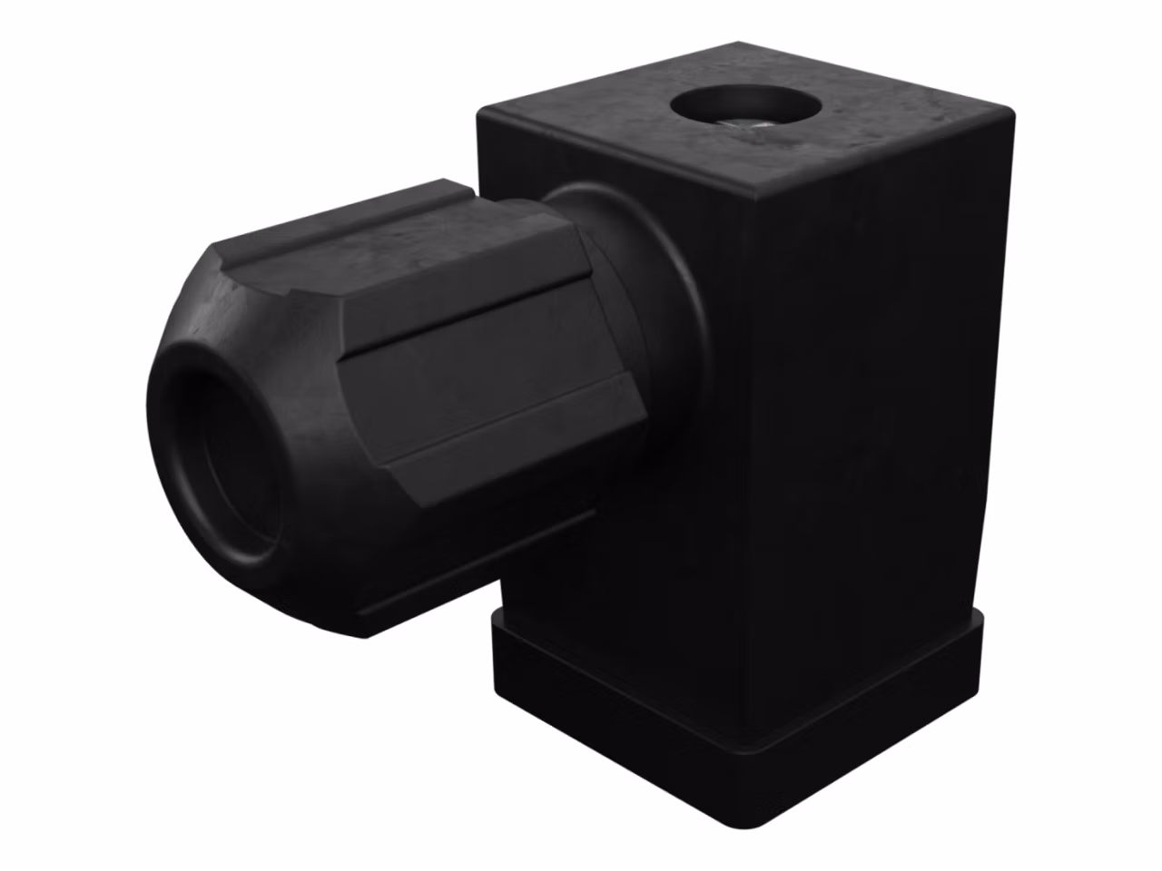 mPm DIN Valve Connector, Form C-8mm, External Threads, 2 Pole Plus Ground with S1 Circuit, 12V, Transparent, Nitrile Gasket, Bulk Pack, Unmounted for sale