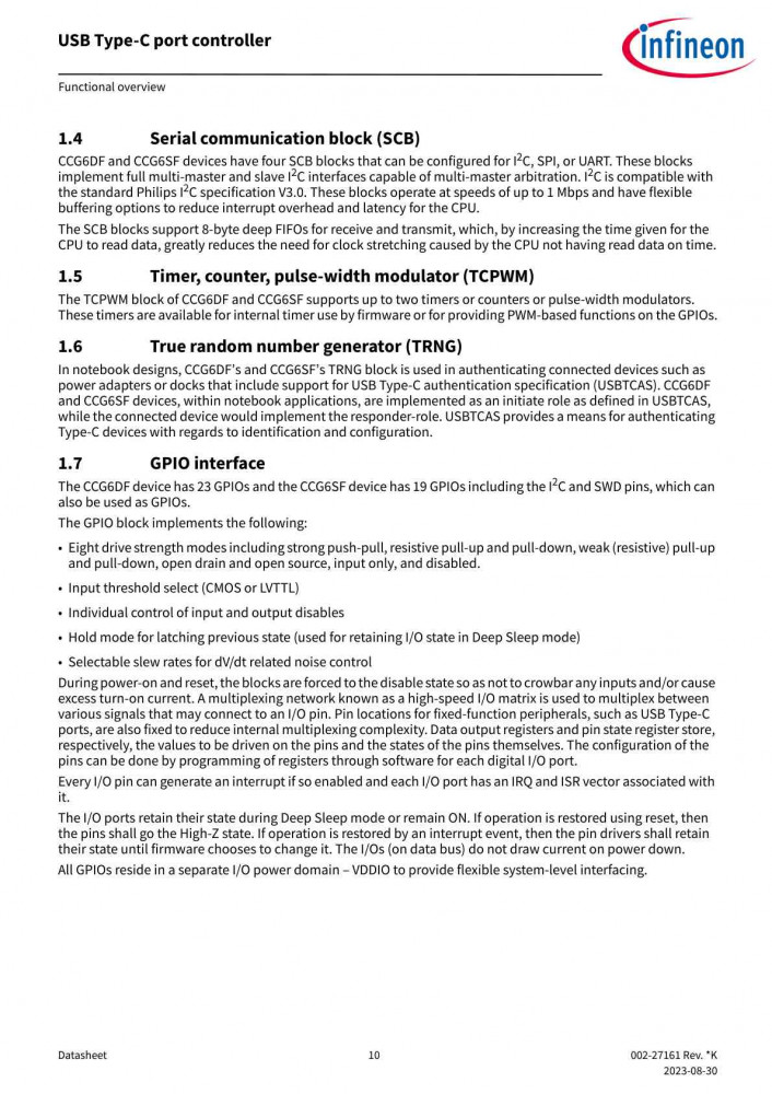 CYPD6128 technical document page 10