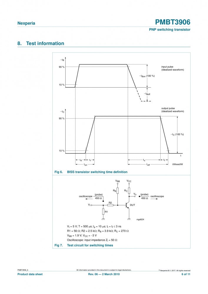 PMBT3906 datasheet page 6