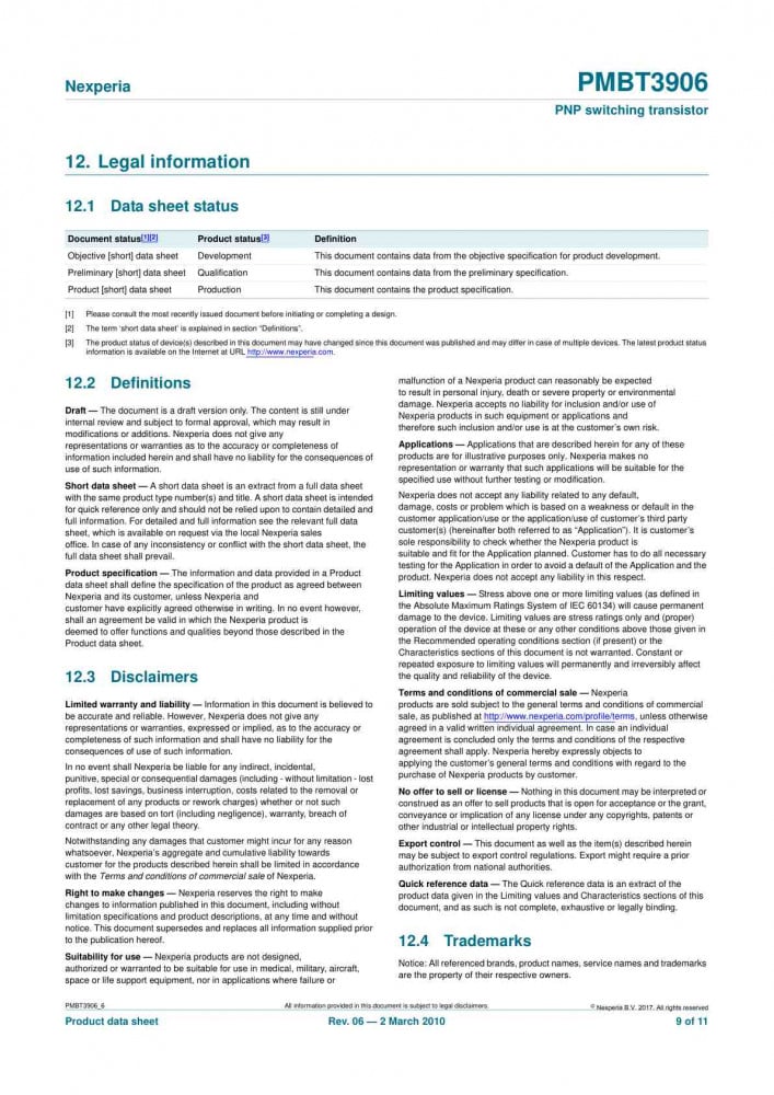 PMBT3906 datasheet page 9