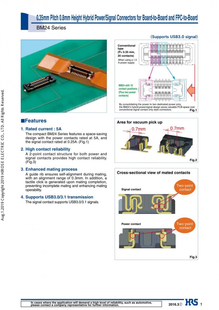 HRS BM24 technical document page 1