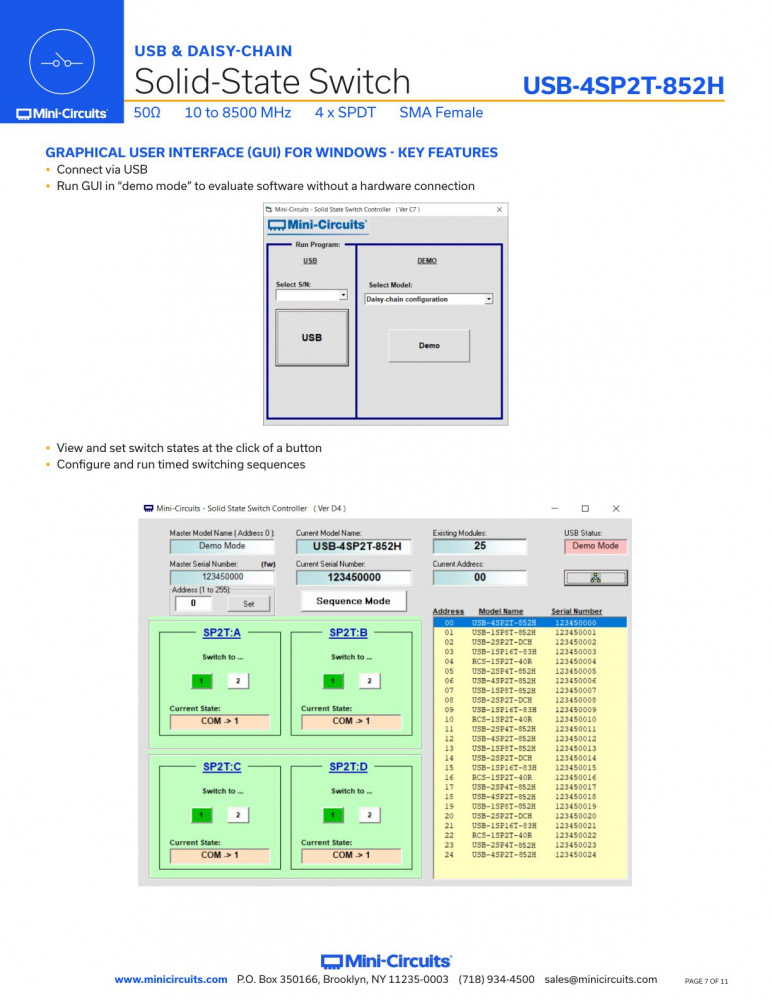 USB-4SP2T-852H document page 7